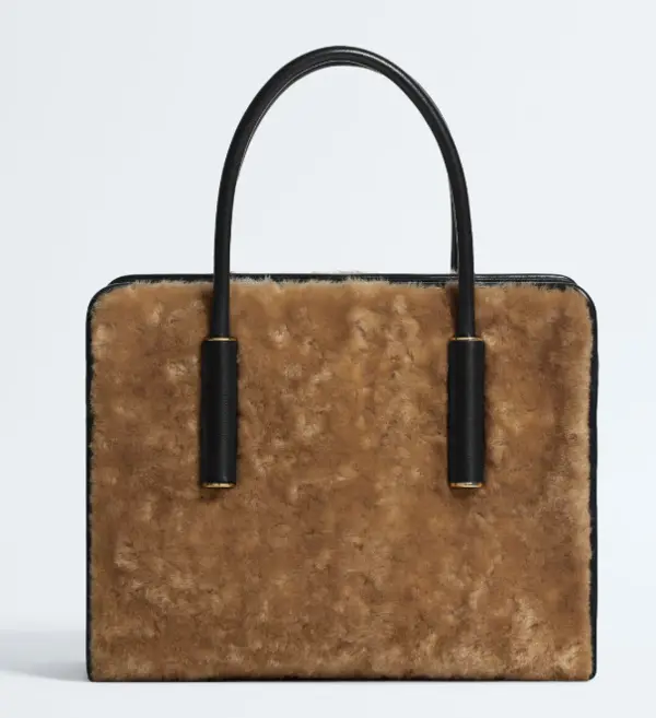 Bottega Veneta Barbara Tote - Wheatfield/black