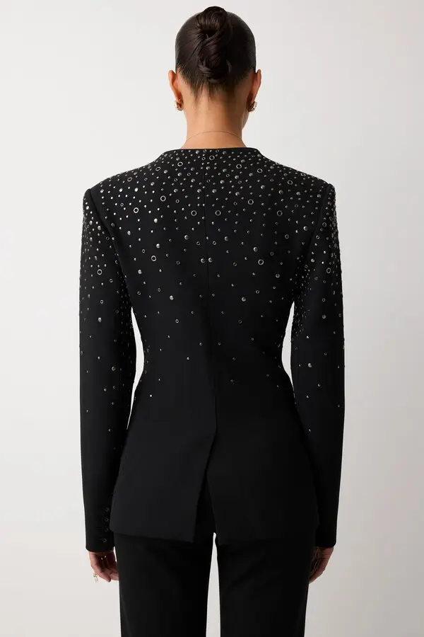 Ramy Brook Geneva Embellished Blazer Jacket