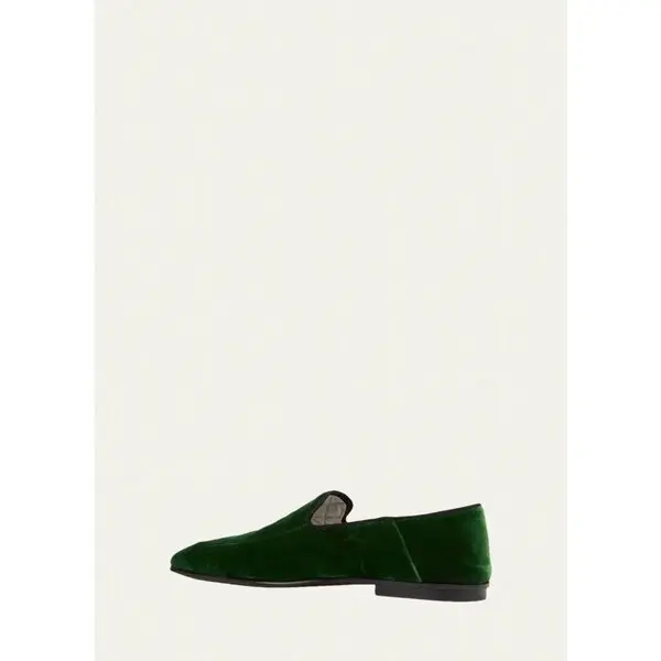 TOM FORD Steven Velvet Formal Loafers