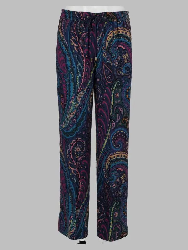 Etro Viscose Trousers With Tailored Comfort