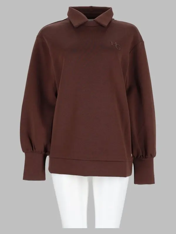 HOUSE OF GRAVITY Mini Puff Sleeve Sweater