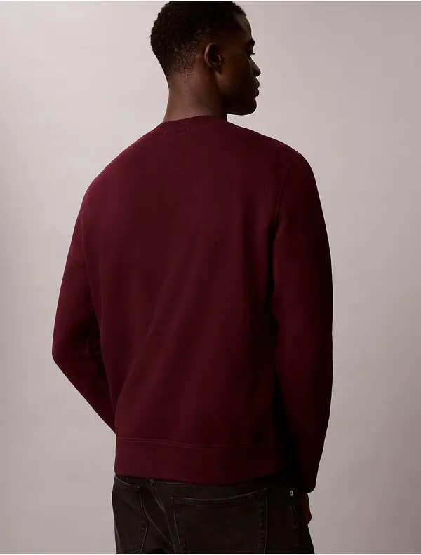 Calvin Klein Fleece Standard Logo Sweatshirt - Raspberry Truffle