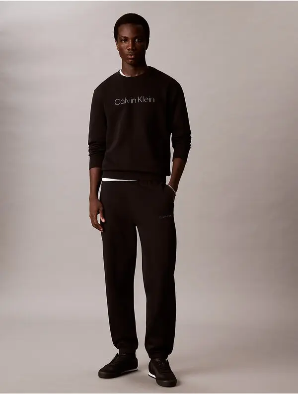 Calvin Klein Fleece Standard Logo Joggers - Black