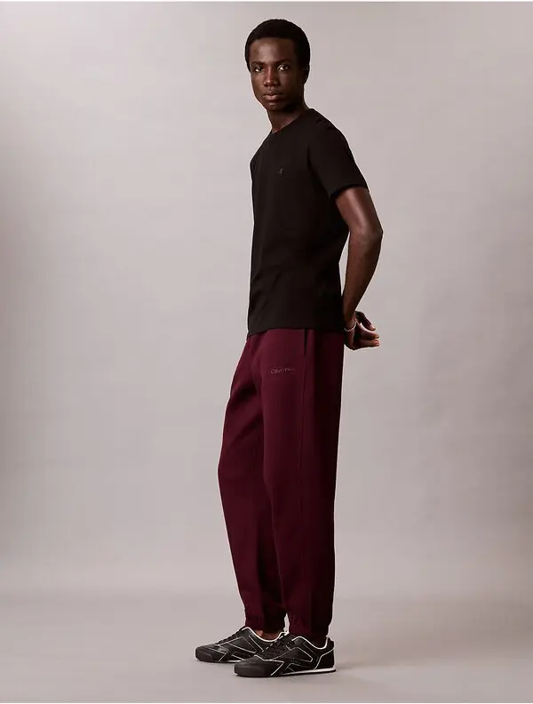 Calvin Klein Fleece Standard Logo Joggers - Raspberry Truffle