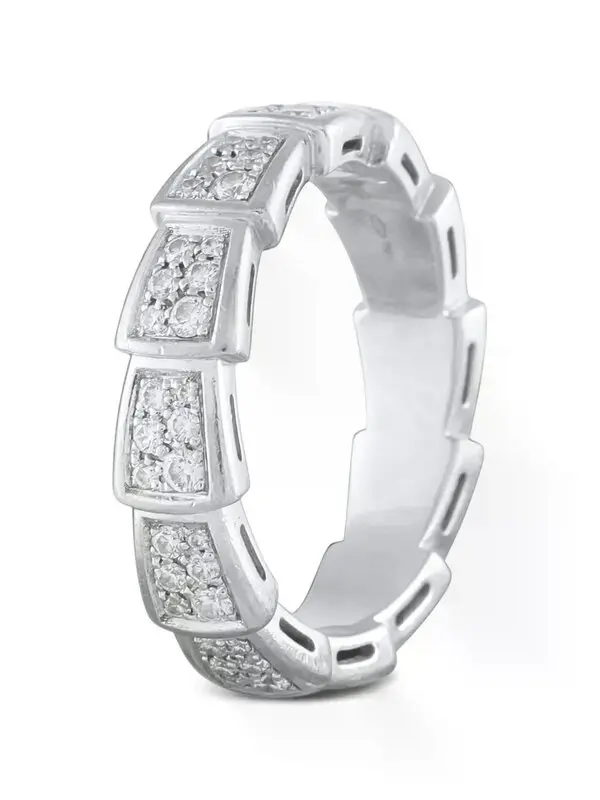 BVLGARI Serpenti Diamond Ring - Silver