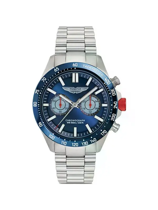 ASTON MARTIN Spt Chronograph 44mm Watch - Blue