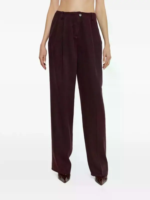 IRO PARIS Chasing Pleated Jeans - Red