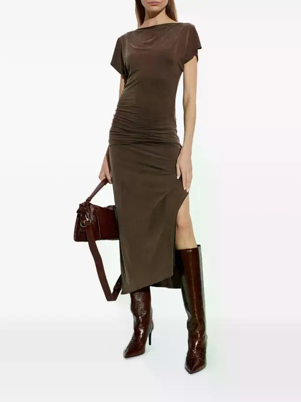 IRO PARIS Excess Ruched Midi Dress
