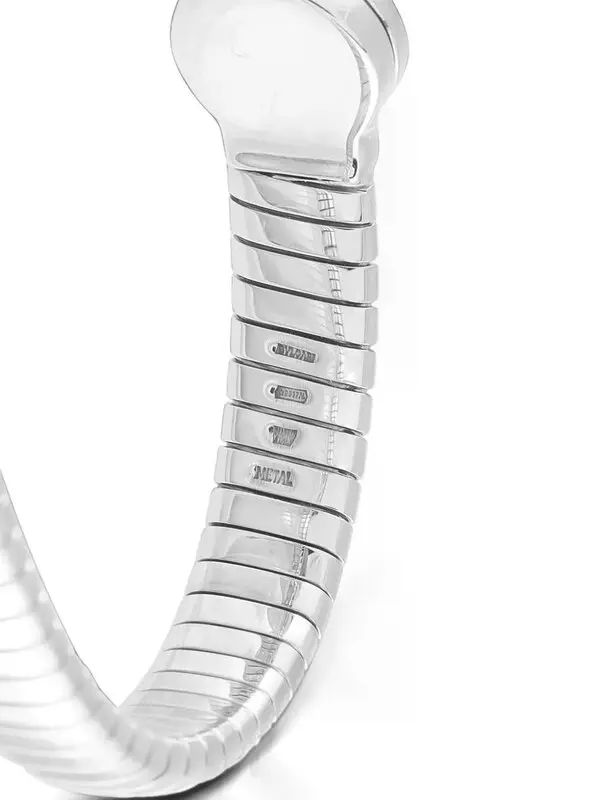 BVLGARI Tubogas Diamond Bracelet - Silver