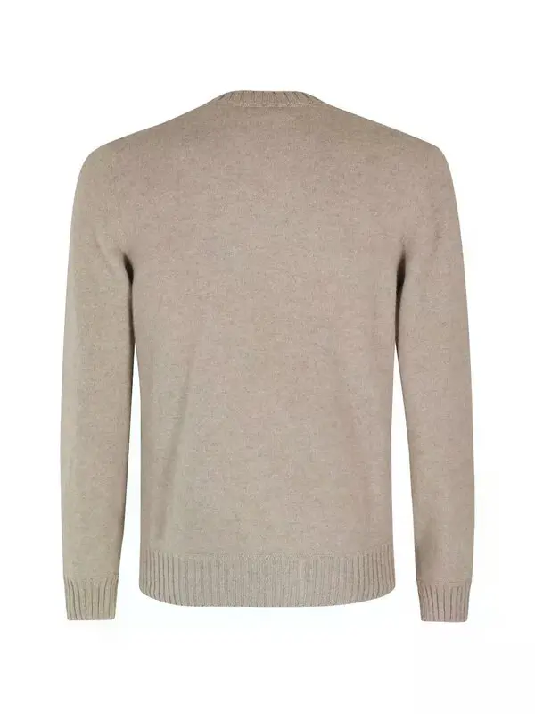 GRAN SASSO Crew-neck Ribbed-trim Sweater