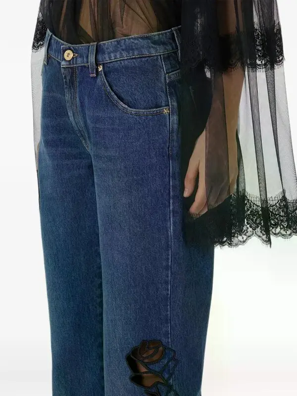 Blumarine Embroidered Jeans