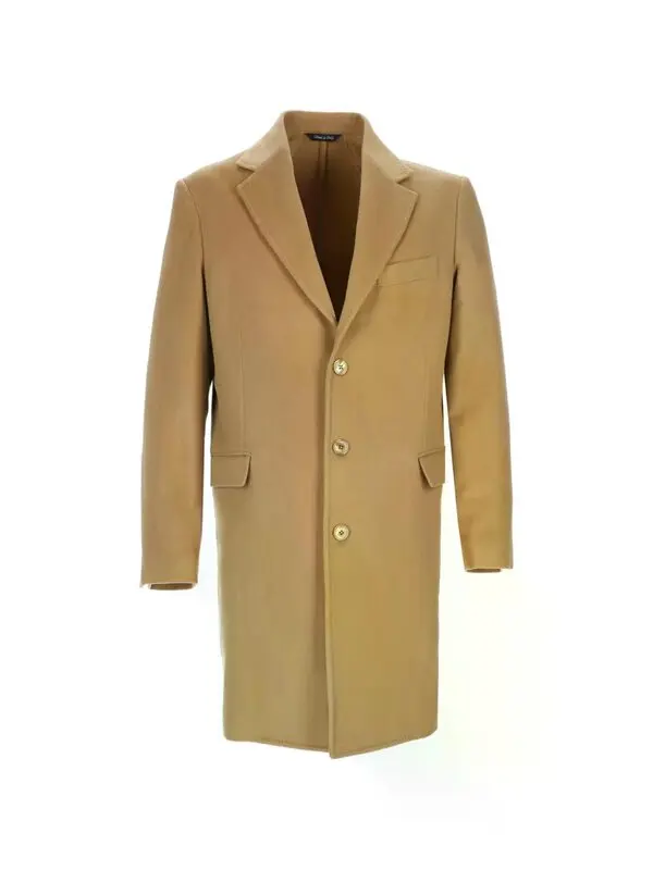 COLAMARINO Single-breasted Notched-lapel Coat - Brown