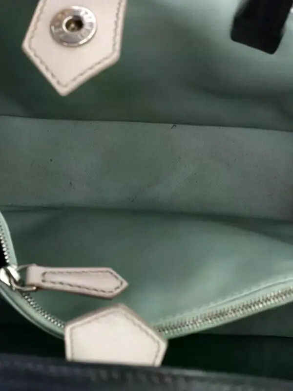 Fendi 2jours Monster Mirror Bag Leather Petite Satchel