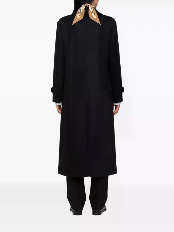 SUTTON NEW YORK Double-breasted Shoulder-epaulettes Coat