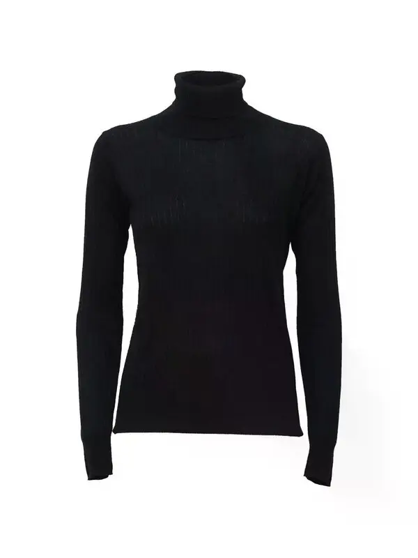 C.T.PLAGE Ribbed-knit Roll-neck Sweater