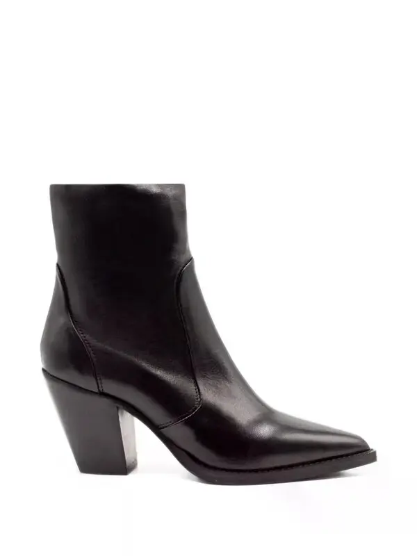JULIE DEE Pointed-toe Texan Ankle Boots