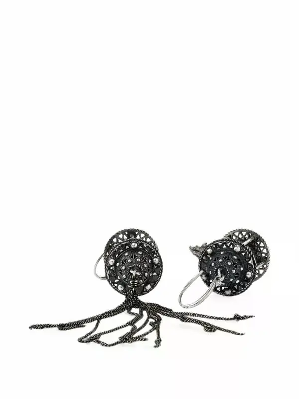 ANN DEMEULEMEESTER Suse Lantern Chain-fringe Earrings