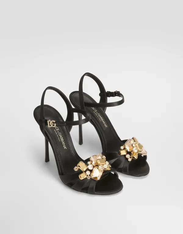Dolce & Gabbana Satin Sandals
