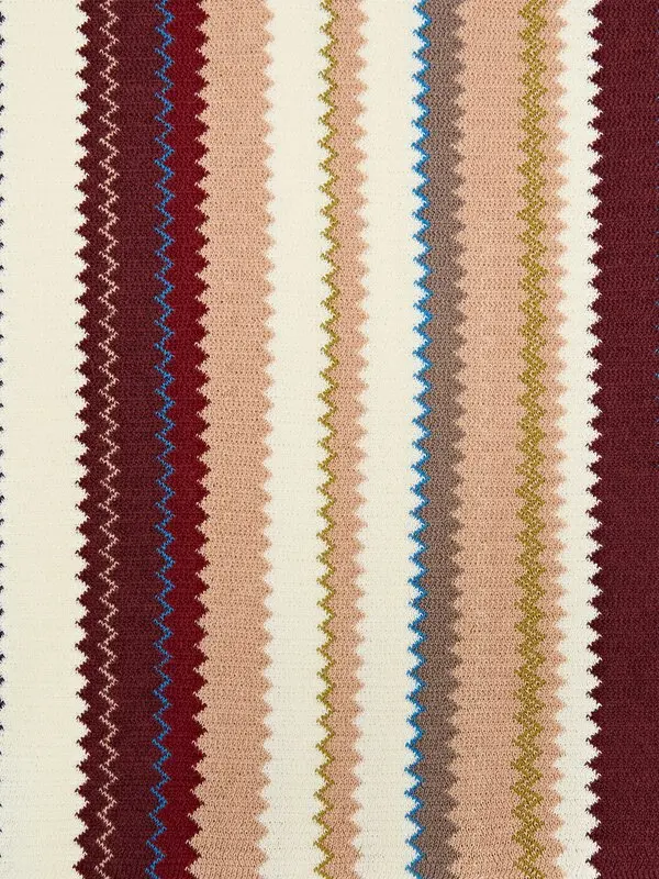 Missoni Zig Zag Wool-blend Scarf With Fringes