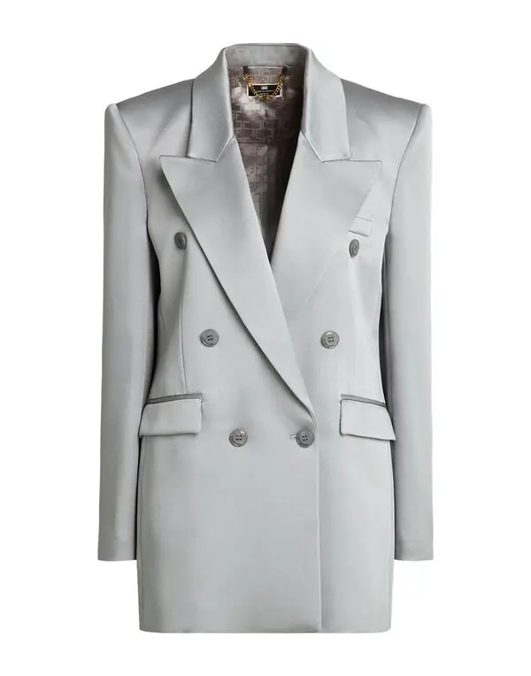 Elisabetta Franchi Blazer Size Acetate, Viscose, Polyester - Grey