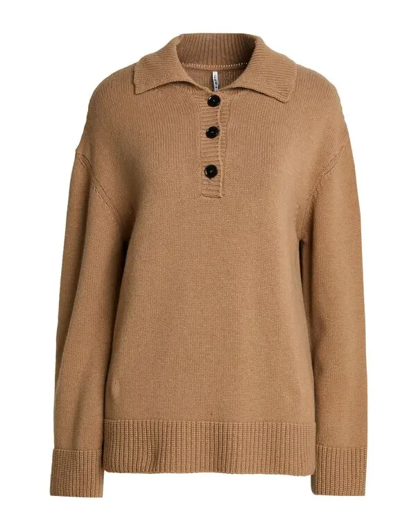 Liviana Conti Sweater Size Cashmere, Polyamide - Beige