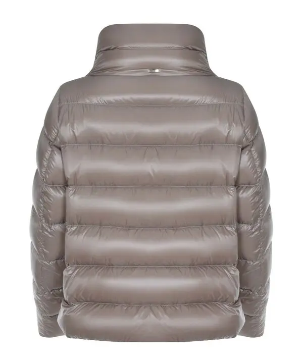 Herno Quilted High-neck Down Jacket - Gray