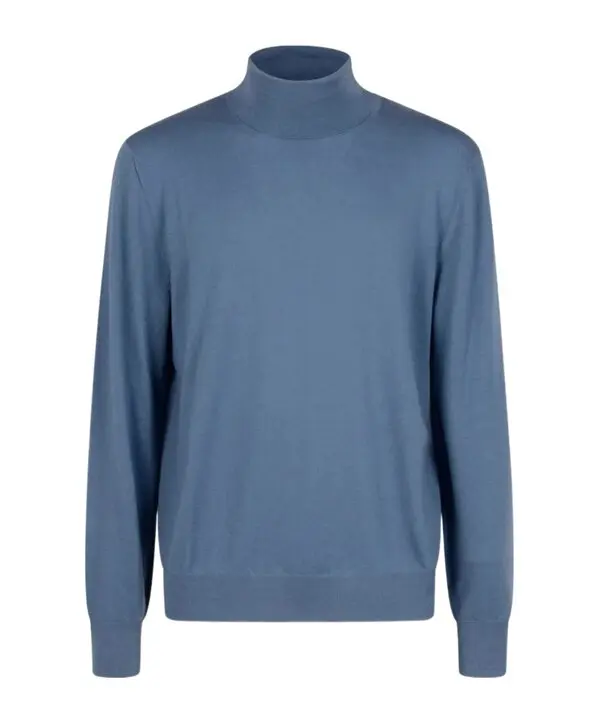 Canali Long-sleeve Knit Top - Blue