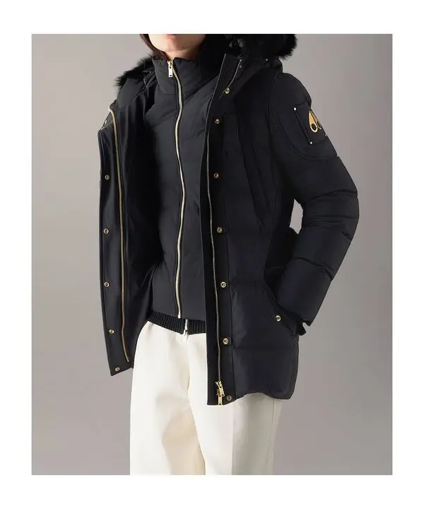 Moose Knuckles 3q Belted Hooded Down Jacket