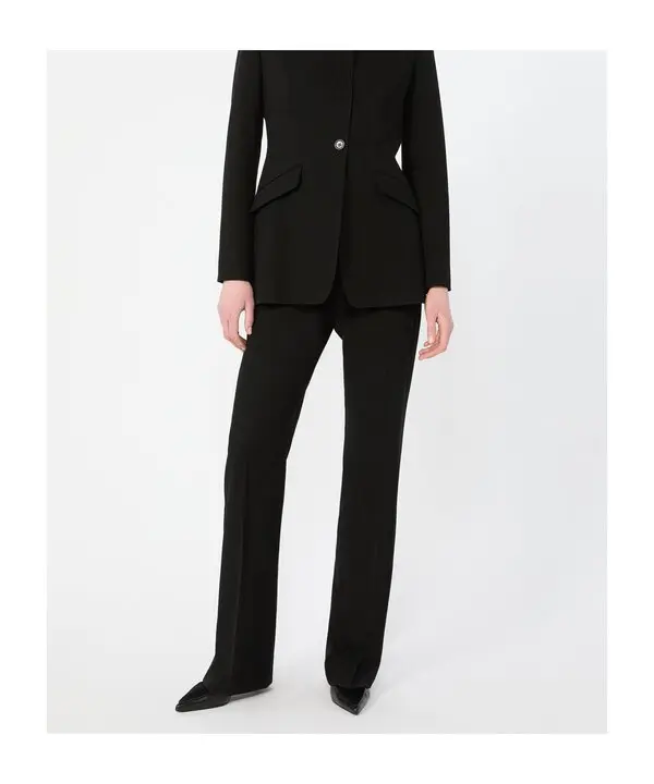 Max Mara Wool Gabardine Trousers