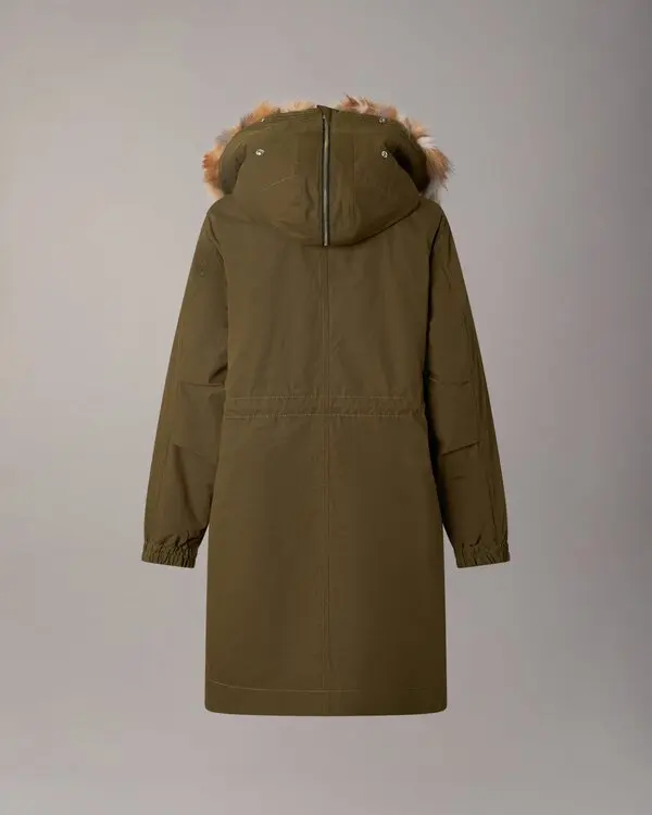 Moose Knuckles Pioneer Fur Down Parka - Combat