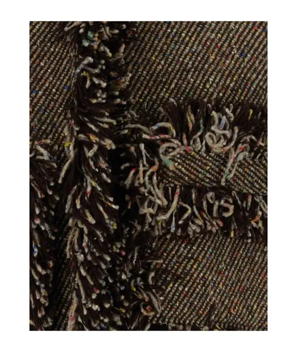 Sacai Fringed Tweed Jacket