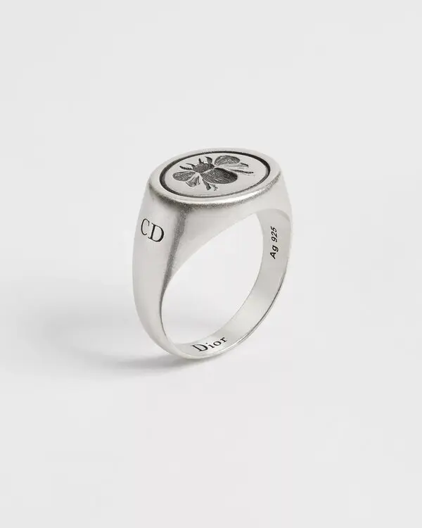Dior Cameo Bee Signet Ring