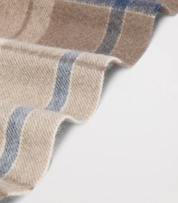 Max Mara Cashmere Fringe Scarf