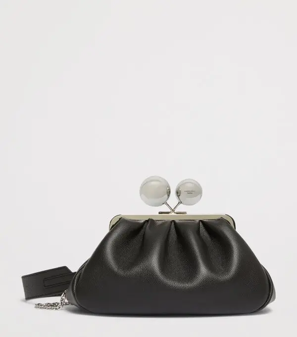 Max Mara Leather Pasticcino Clutch Bag