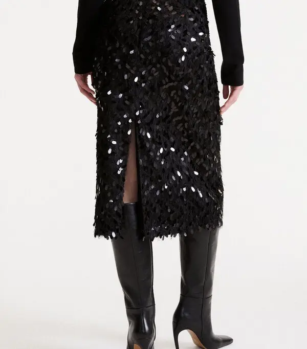 Marella Sequin-embellished Midi Skirt