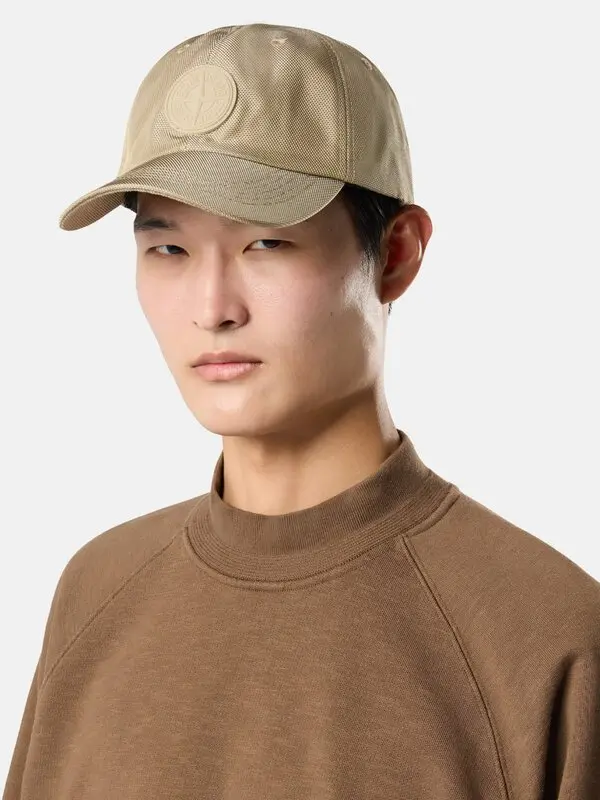 Stone Island Baseball Cap With Compass Logo Patch