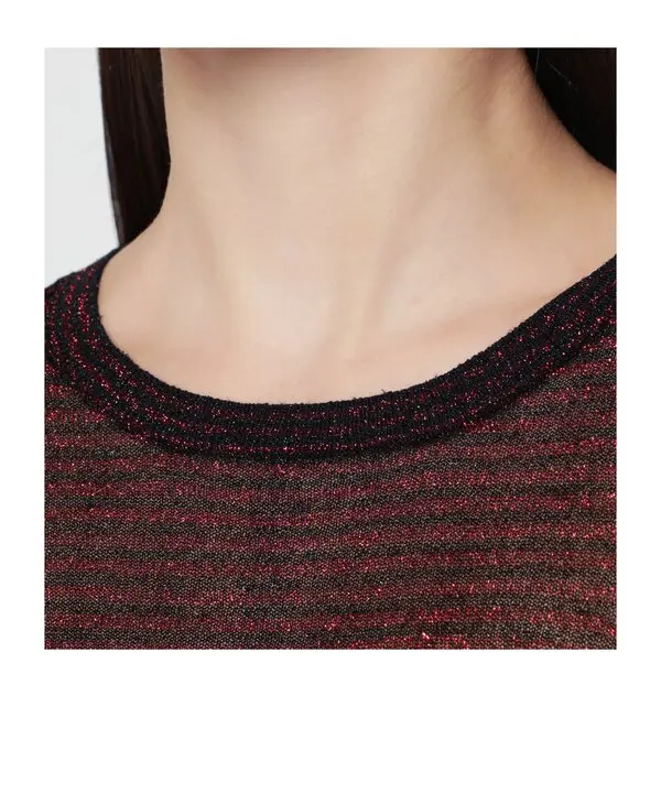 Isabel Marant Étoile Cenaya Striped-knit Crewneck T-shirt