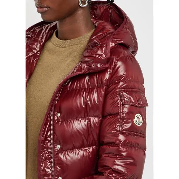 Moncler Slim-fit Short Puffer Jacket - Red