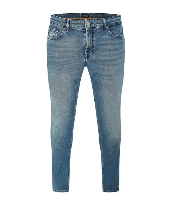 Hugo Boss Simple And Form-fitting Jeans - Blue