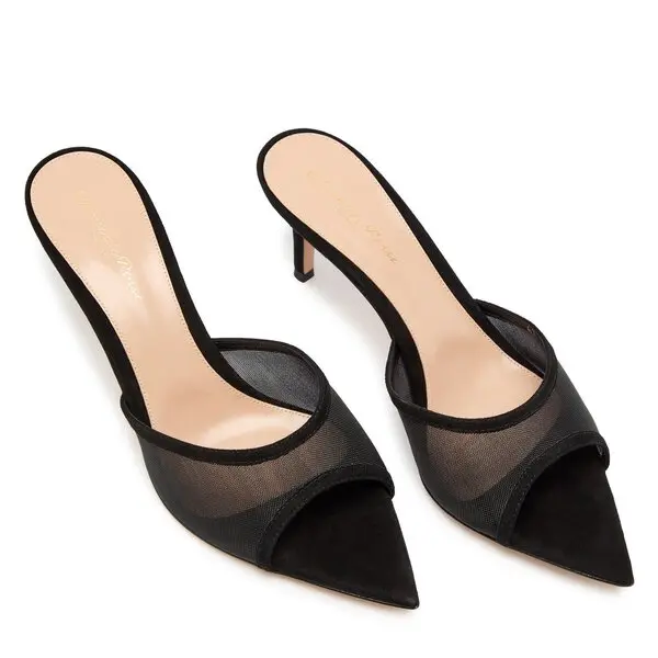 GIANVITO ROSSI Suede Mules
