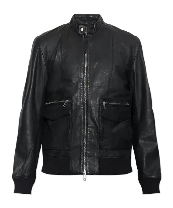 ALLSAINTS Hiro Zipped Leather Jacket