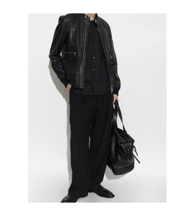 ALLSAINTS Hiro Zipped Leather Jacket