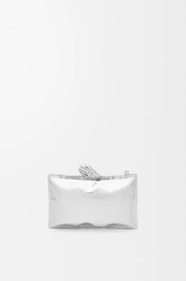 Loewe Blown Minaudiere - Silver/blue