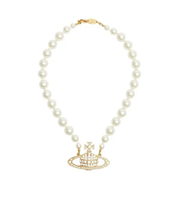 VIVIENNE WESTWOOD Pearl-necklace - Yellow