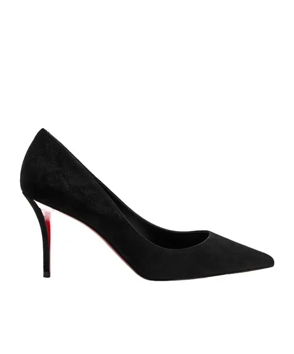CHRISTIAN LOUBOUTIN Velour Pumps - Black