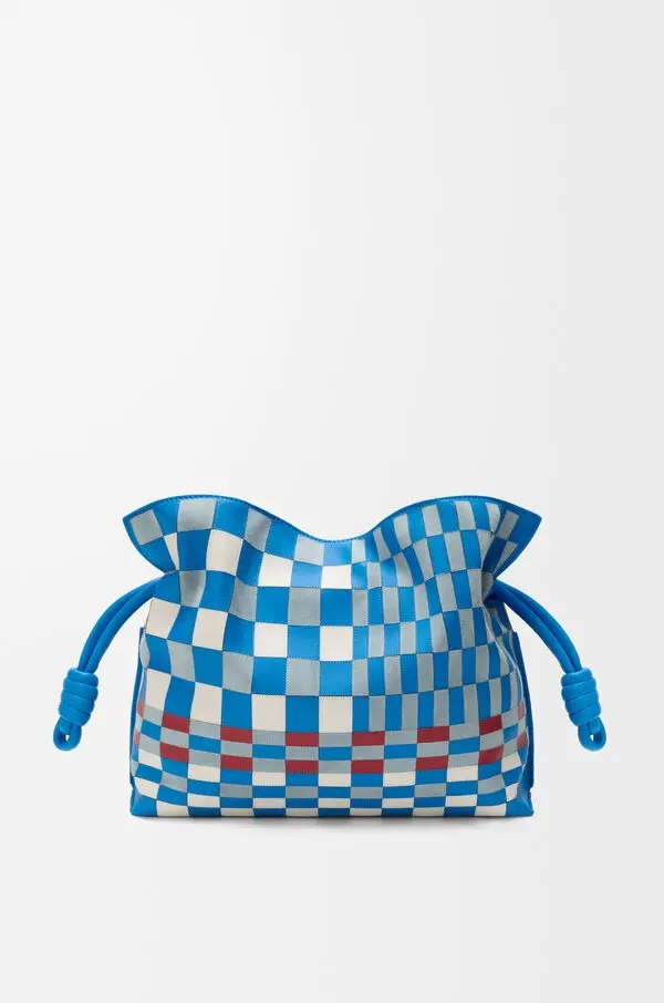 Loewe Medium Flamenco Clutch In Mosaic Intarsio