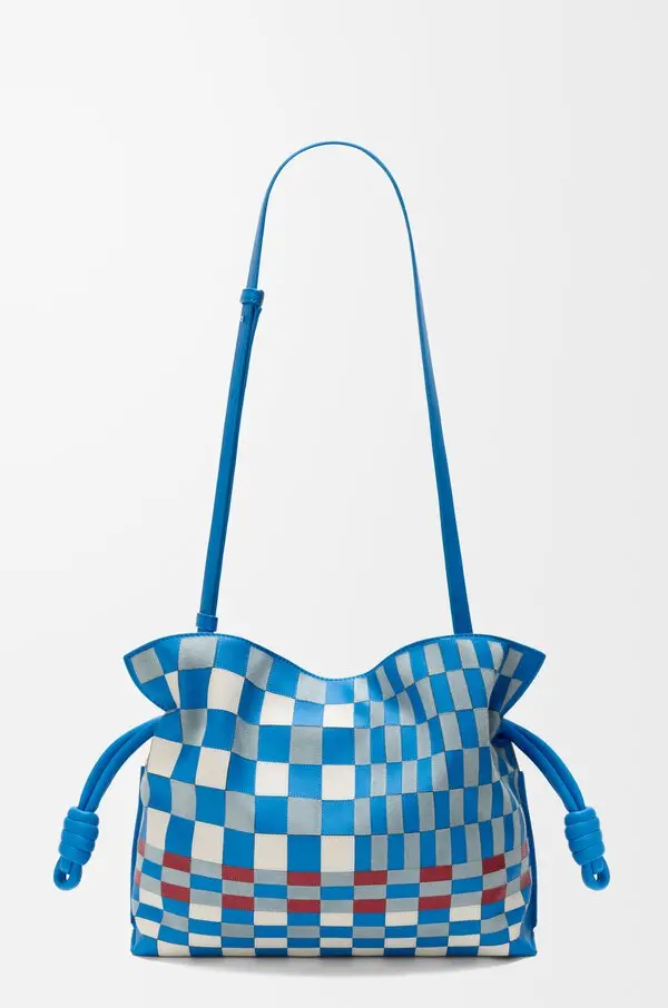 Loewe Medium Flamenco Clutch In Mosaic Intarsio