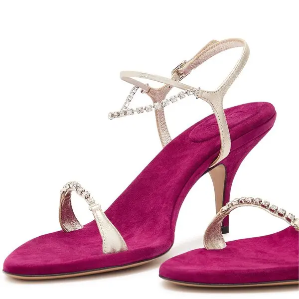Chloé Suede Heeled Sandals