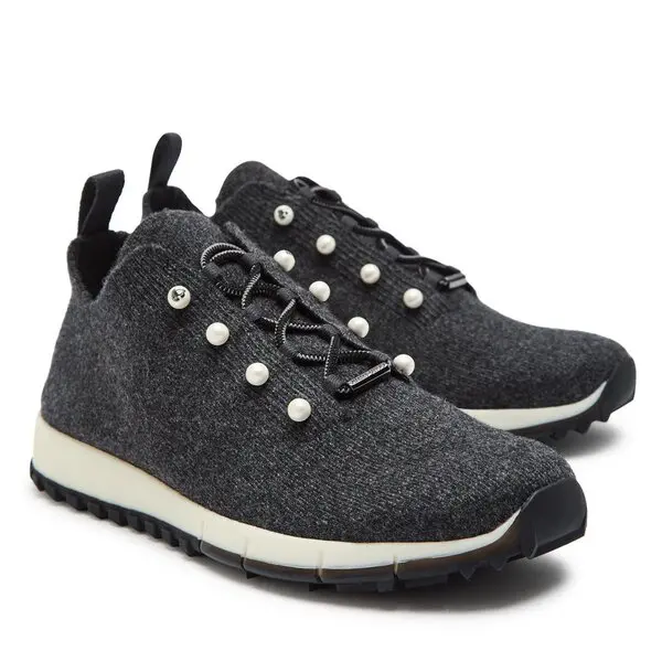JIMMY CHOO Cashmere Low-top Trainers