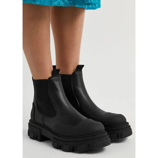 GANNI Thick-soled Chelsea Ankle Boots